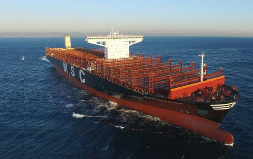 Container ship cargo ship - HYUNDAI HEAVY INDUSTRIES