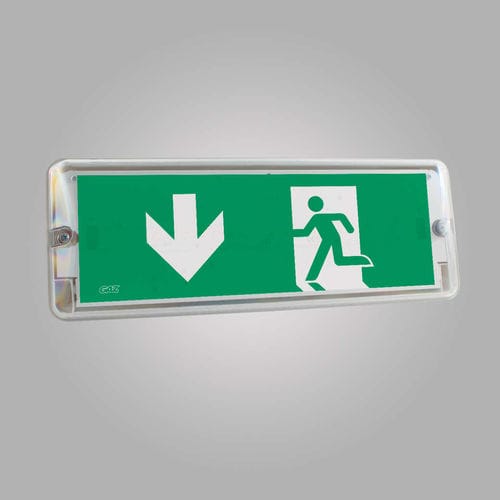 Ship emergency exit sign - HL65 - LightPartner Lichtsysteme