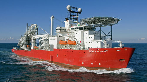 Construction vessel offshore support vessel - SEVEN OCEANS - Royal IHC
