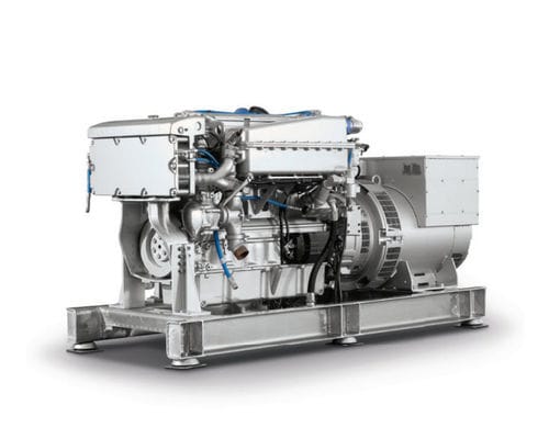 Hybrid generator set - Series 60 - MTU - for yacht / with alternator