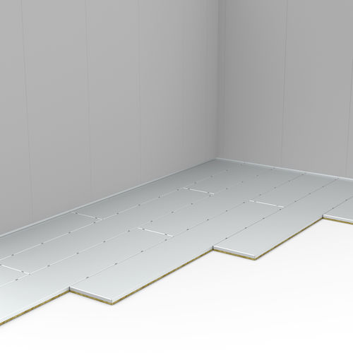 Ship floor panel - F-300 - NORAC - steel / fire-retardant