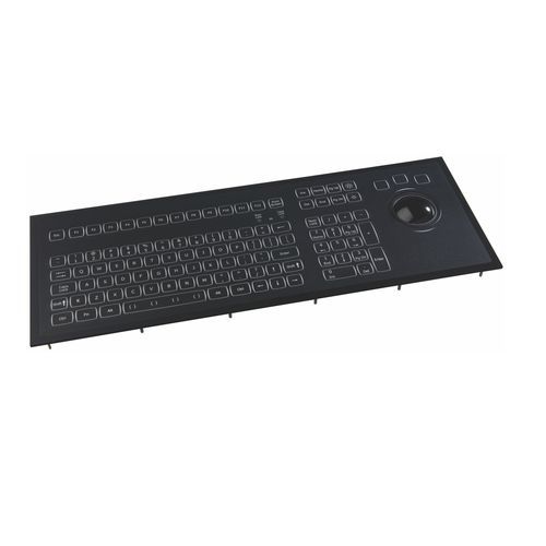 Ship computer keyboard - KSML106 - NSI - 106-key / with trackball / IP65