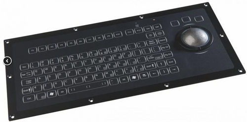 Ship computer keyboard - KSML92-MC1 - NSI - 92-key / with trackball / IP67