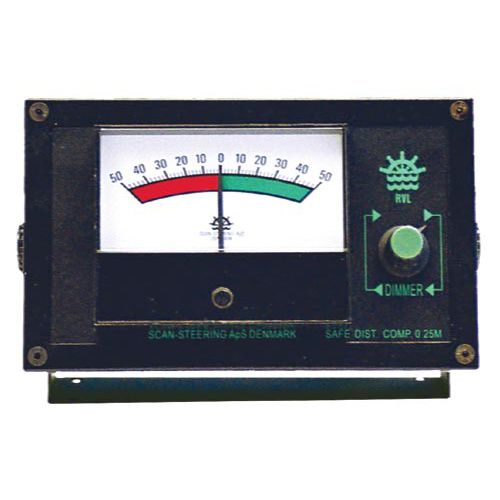 Boat indicator - RVL - Scan-Steering - rudder angle / analog