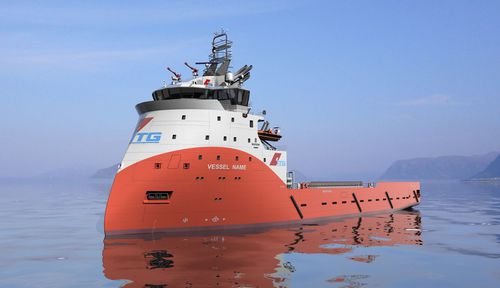 Platform supply vessel (PSV) offshore support vessel - Silk Road 2 ...