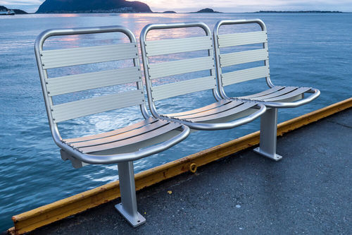 Passenger ship seat - WM 900 OUTDOOR - West Mekan - 3-person