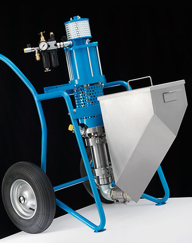 Resin spraying machine - WIWA Wilhelm Wagner - for shipyards