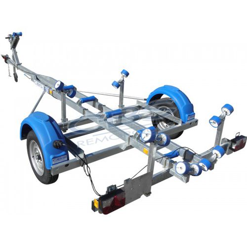 Road trailer - T8R - sarl CBS Remorques - for boat / single-axle / roller