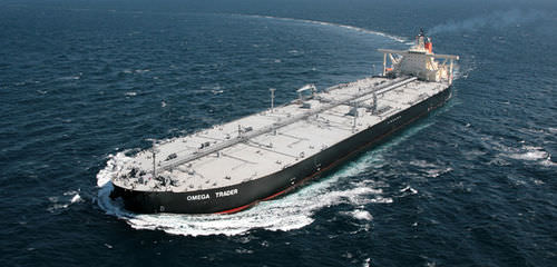 Oil tanker cargo ship - OMEGA TRADER - MITSUBISHI HEAVY INDUSTRIES ...