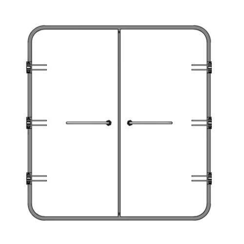 Ship door - WRD.D A2 - Libra-Plast AS - weathertight / double / aluminum