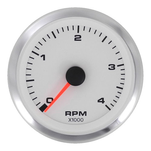 Analog tachometer - White Premier - Veethree Electronics and Marine LLC ...