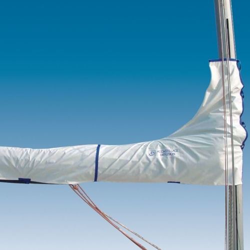Sailboat protective cover - G95106 - AD NAUTIC - mainsail / white