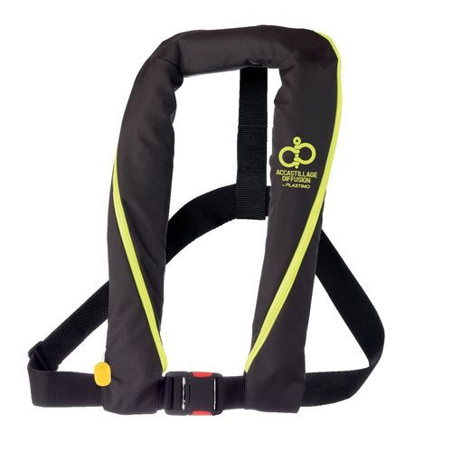 Inflatable life jacket - CONF-S28013 - AD NAUTIC - 165 N / unisex / black