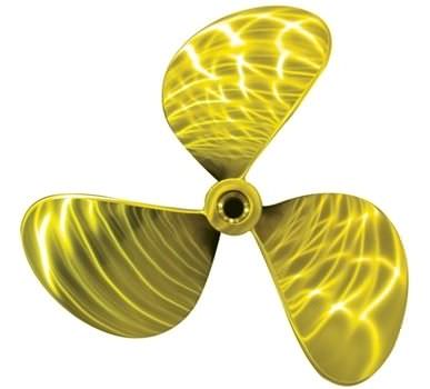 Boat propeller - ERIS PROPELLERS - fixed-pitch / shaft drive / 3-blade