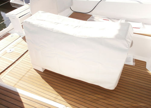Sailboat protective cover - Oceanis 38.1 - TTOP Nautic - cockpit table ...