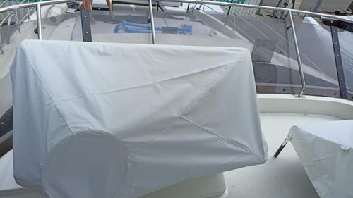 Boat protective cover - Prestige M48 - TTOP Nautic - console / PVC / gray