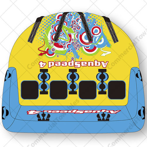 4-person max. towed buoy - AQUASPEED 4 - Commercial Towables