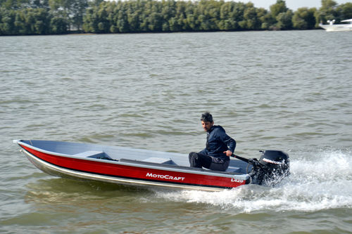 Outboard small boat - L420 - MOTOCRAFT BOATS SRL - open / aluminum / 4 ...