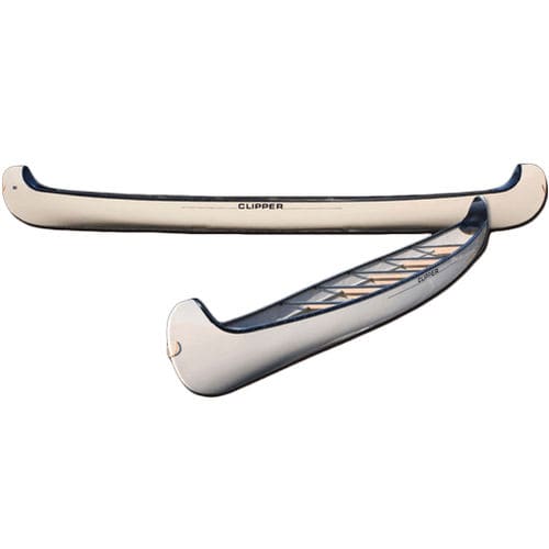 Multi-use canoe - Langley - Clipper Canoes - 14-person / white / yellow