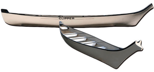 Multi-use canoe - Clan Dancer - Clipper Canoes - racing / 8-person / red