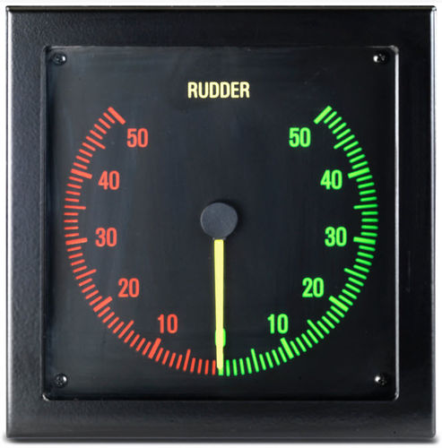 Ship indicator - RANGE - Scana Mar-El as - rudder angle / analog
