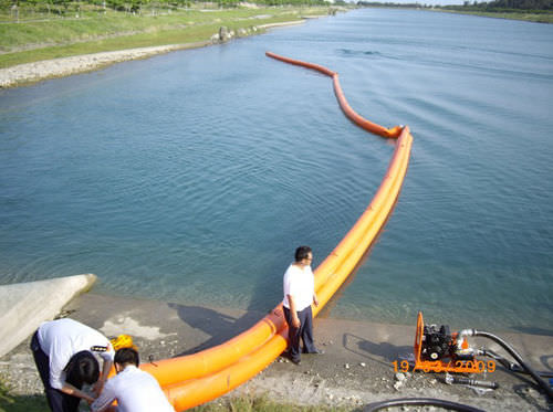 Pollution control boom - EMPTEEZY - floating / intertidal