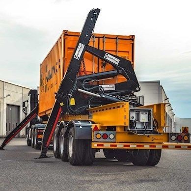 Handling trailer - 151 series - Hammar - container / for terminals ...