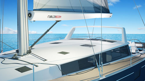 Sailboat boom - Furlerboom - V / furling / carbon