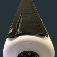 Sailboat protective cover - Furlerboom - boom / black / gray