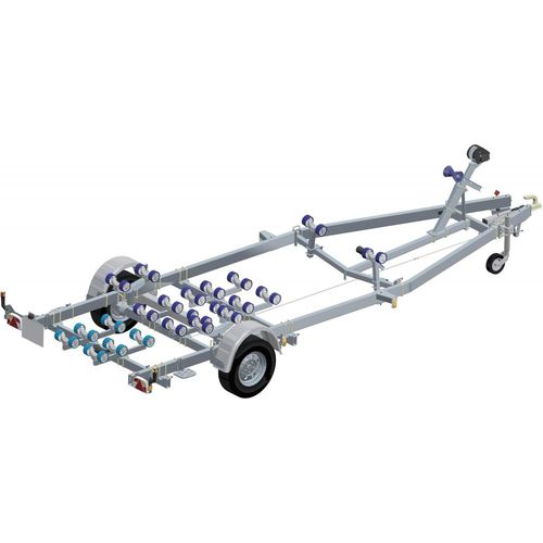 Road trailer - D1618 - SUN WAY - launching / for boat / roller