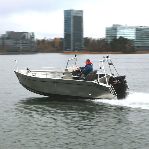 Utility boat - S 610 - MS Boat - outboard / aluminum