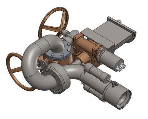 Ship deck fire monitor - MM302 HELIDECK - Jason Engineering