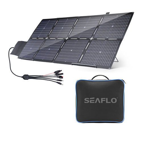 Folding solar panel - SFSP1-W200-05 - SEAFLO - monocrystalline silicon ...