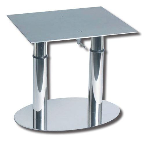 Adjustable boat table pedestal - EASY TWIN - Metalstyle Srl ...