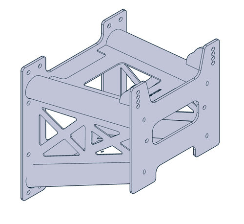 Boat engine bracket - 01.0890 - TR INOX - stainless steel
