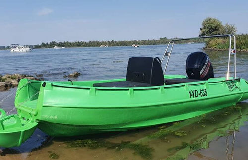 Work boat - 500R80 - WHALY BOATS - outboard / polyethylene / rigid