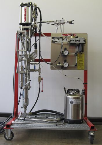 Gelcoat spraying machine - Wolfangel GmbH - mobile / for shipyards