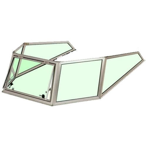 Boat windshield - PANORAMA - Ertec Danmark ApS