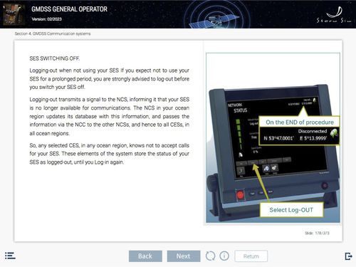 Communication software - GMDSS General operator - STORM SIM - ELM / for ...