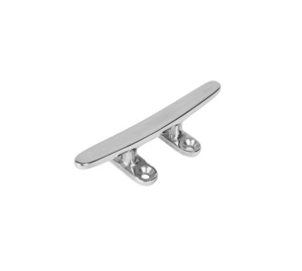 Sailboat deck cleat - GMTmarine - flat / stainless steel