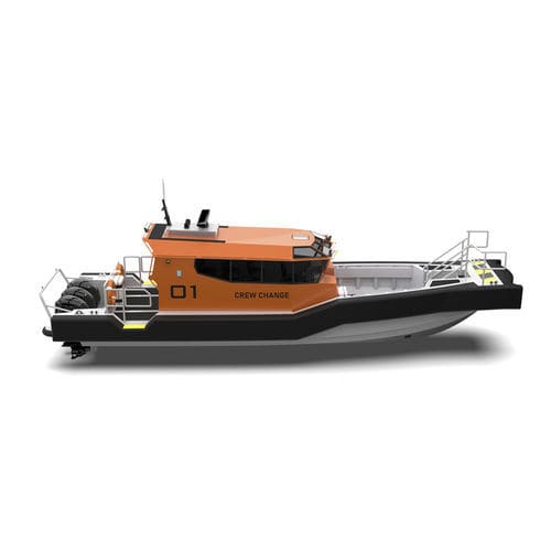 Crew boat - 130 - STORMER MARINE - outboard / rigid hull inflatable boat