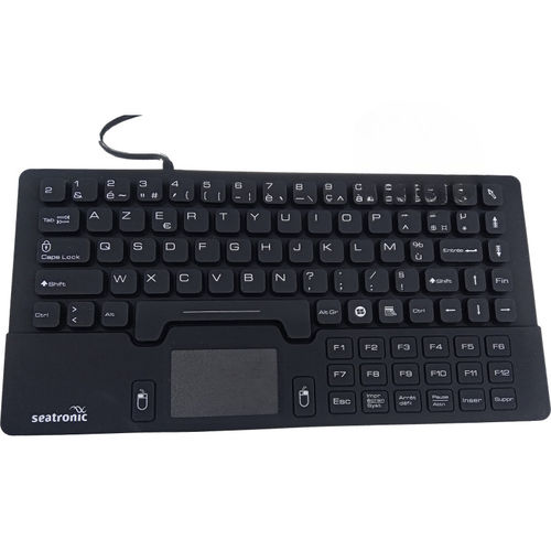 Computer keyboard with 2 mouse keys - IPES1CLAV - seatronic - USB / IP68