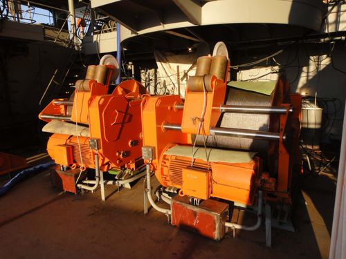 Research ship winch - Adria Winch - ROV umbilical cable / oceanographic ...