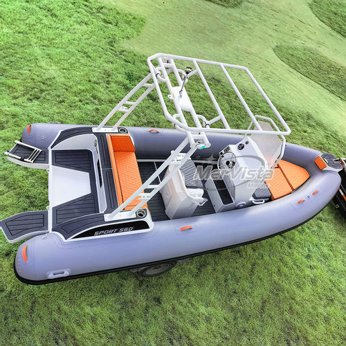 Outboard inflatable boat - 480 - MerVista Boat - rigid / open / center ...