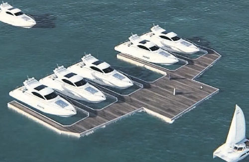 Floating dock - MOORING P - SEAFLOATECH - mooring / for marinas / boat