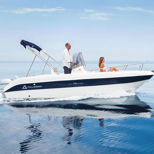 Outboard center console boat - 19 - ALLEGRA BOATS - 7-person max. / sundeck