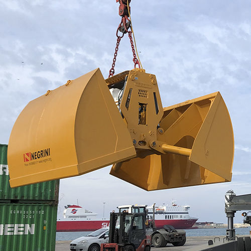 Electro-hydraulic bulk cargo grab - NEGRINI