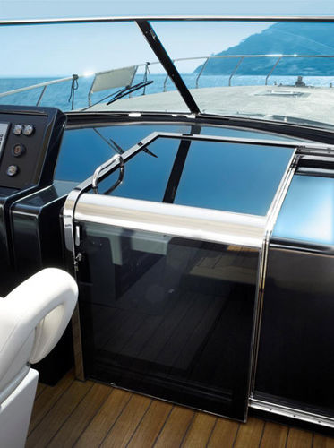 Companionway door - Mazzer Srl - for boat / sliding / curved