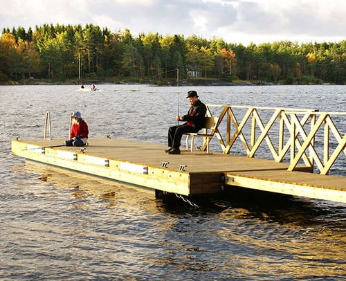 Floating dock - MS Plus - A-Laiturit - landing stage / for marinas ...