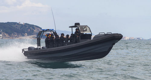 Military boat - 1400 STEALTH RFB - Aresa Shipyard - outboard / GRP ...